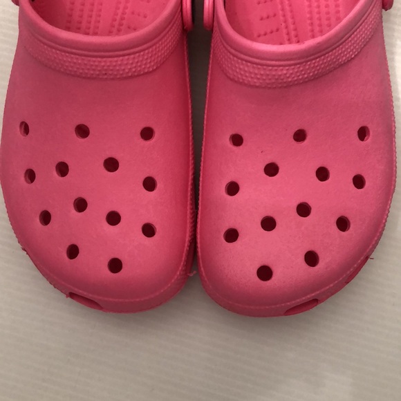 CROCS | Shoes | Crocs Classic Clogs Hot Pink Womens Size 3 Mens Size 11 ...
